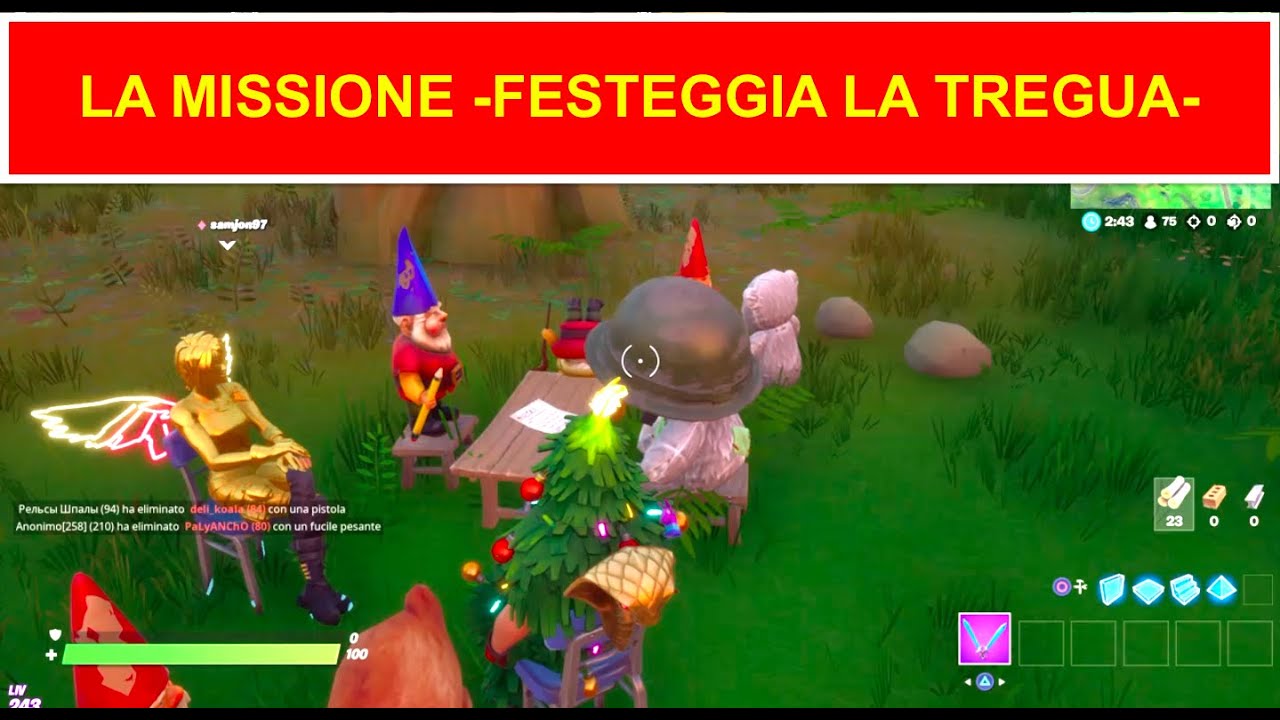 LA MISSIONE SEGRETA -FESTEGGIA LA TREGUA- - YouTube