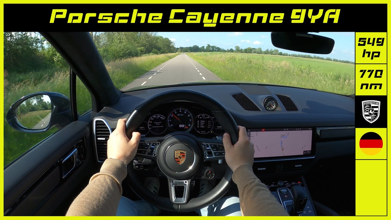Porsche | Cayenne 9YA | 2019 | Onboard POV test drive - YouTube