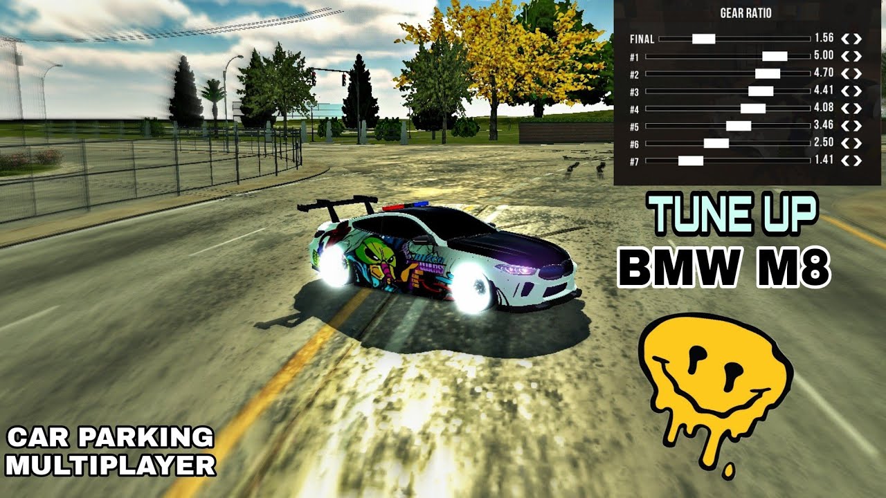 Gearbox Para Drift BMW M8 1695hp Car Parking Multiplayer gearbox-para-drift-bmw-m8-1695hp-car-parking-multiplayer