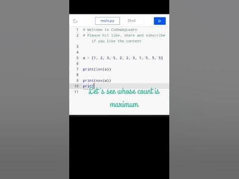 Find Max value in a list #learning #trending #reels #python #youtuber # ...