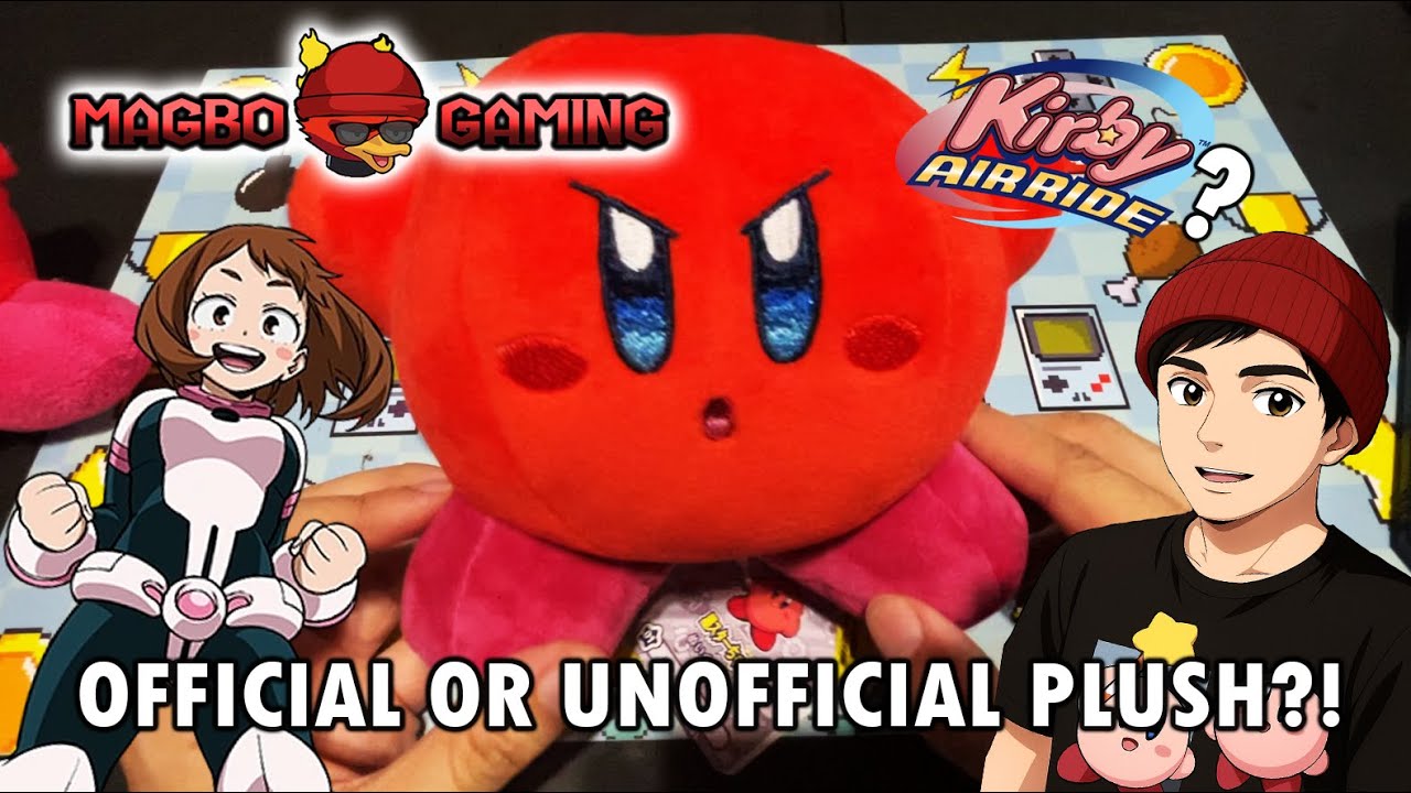 THIS IS AN OFFICIAL RED KIRBY PLUSH FROM KIRBY AIR RIDE?!! - Magbo ...