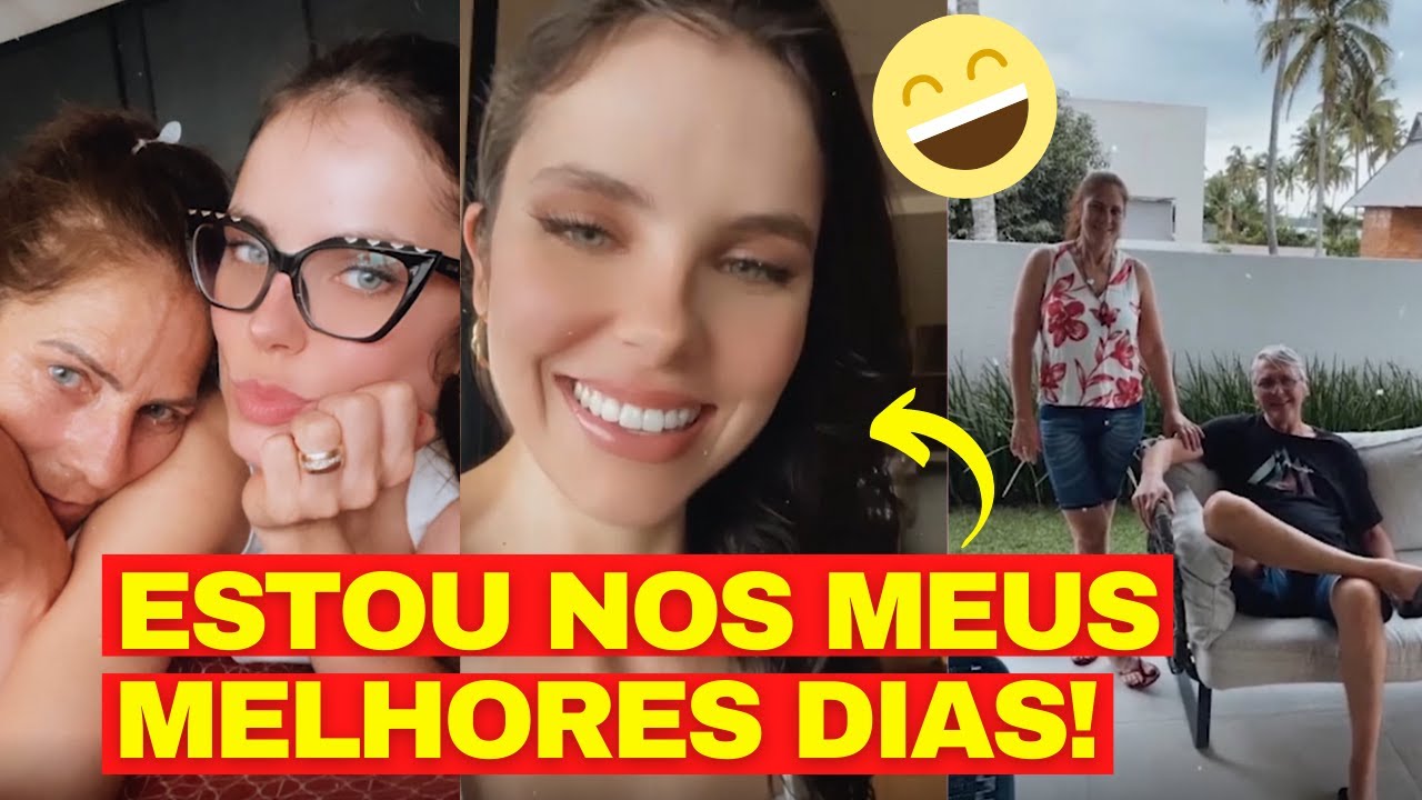 DÉBORA APARECE RADIANTE COM A FAMÍLIA EM SUA CASA 😍😍 (Stories Débora ...