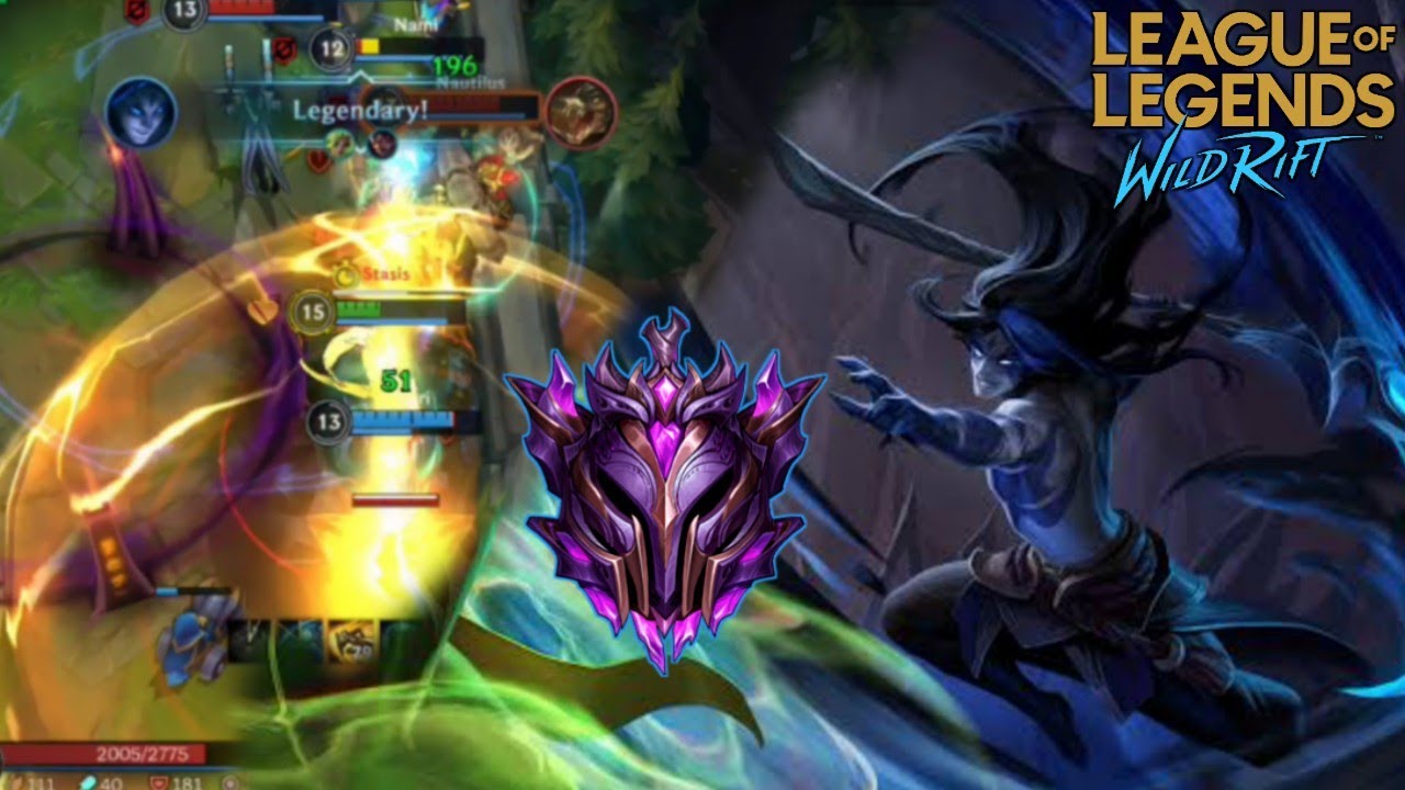 Wildrift : Blue Kayn Perfect Gameplay Zero Death on Master Rank ...