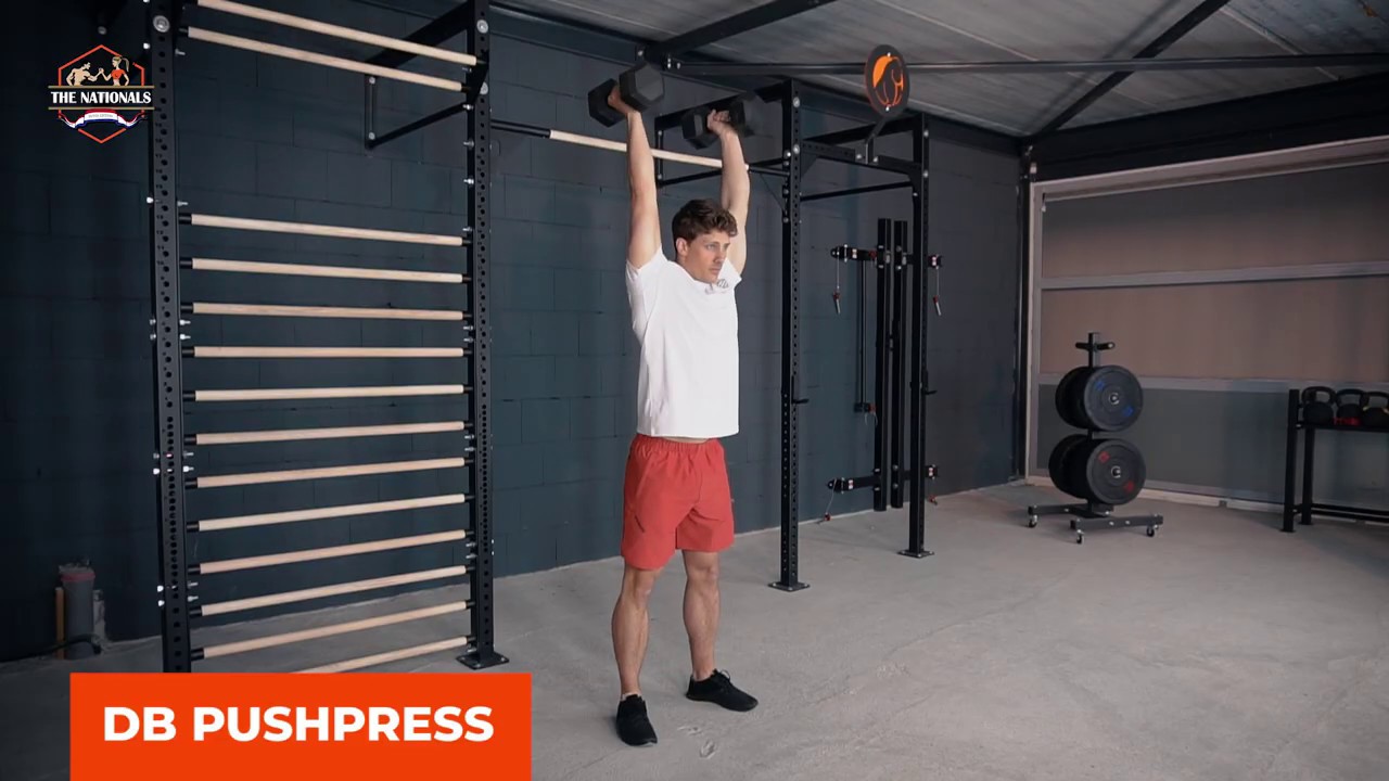 Dumbbell Push Press (Dual) - YouTube