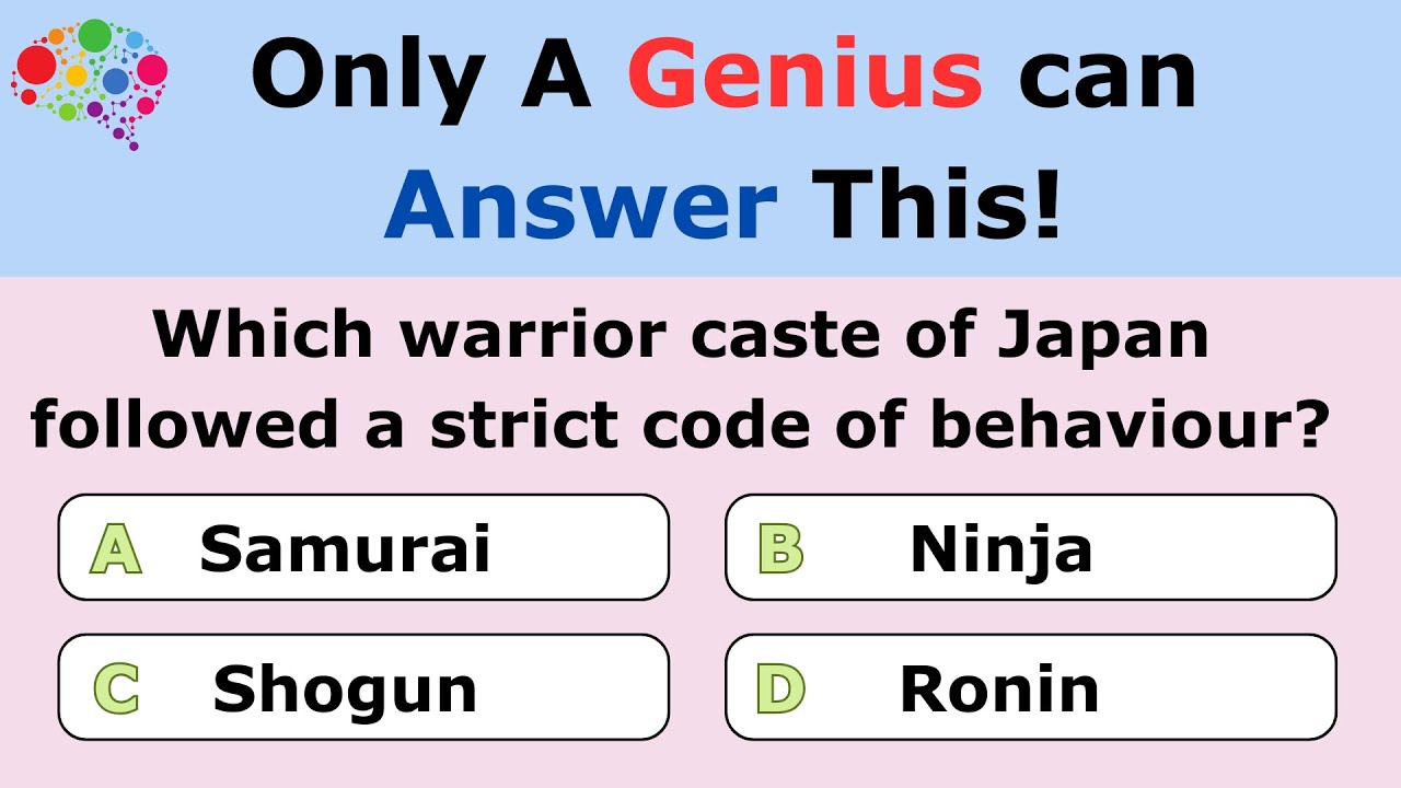 50 Challenging General Knowledge Questions You Can’t Miss! | Test Your ...