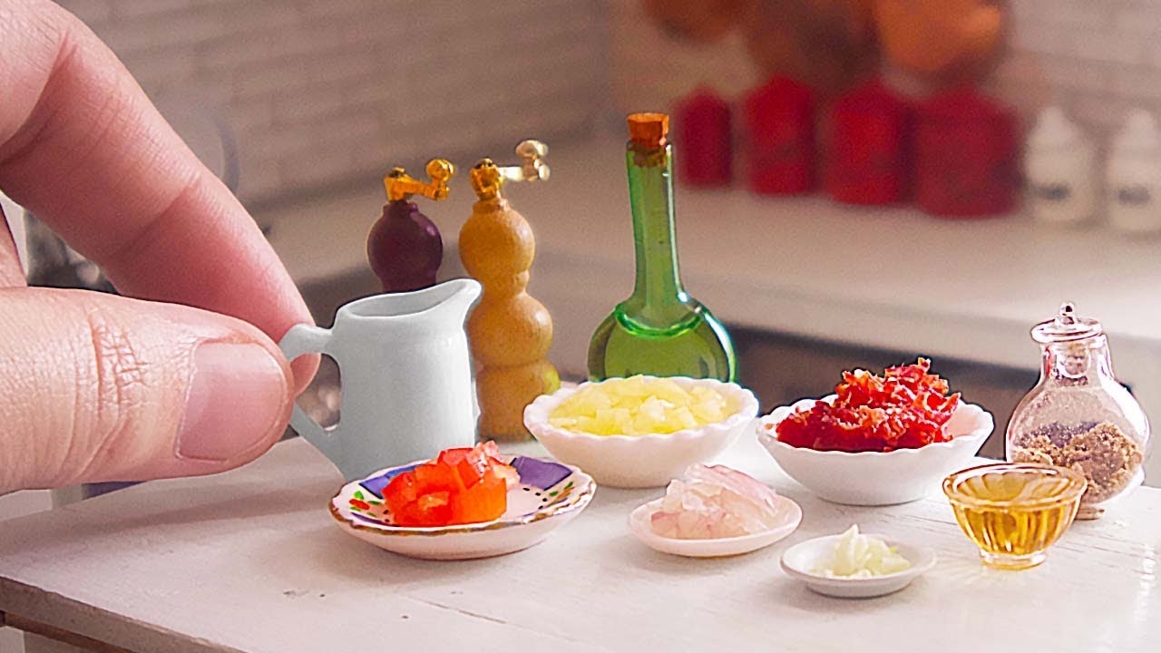 PINOY CHICKEN ADOBO FULLY FUNCTIONAL KITCHEN TOY SET Miniature Cooking ...