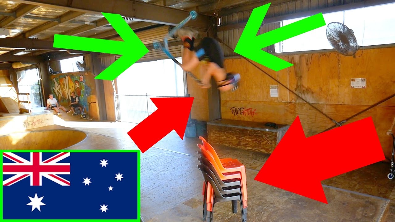 BACKFLIP OVER 5 CHAIRS! (13 years old) - YouTube