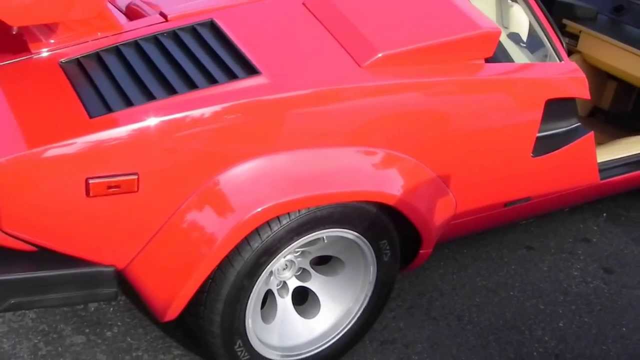 LAMBORGHINI COUNTACH 1986 Fuel Injected V12 Supercar walk around - YouTube