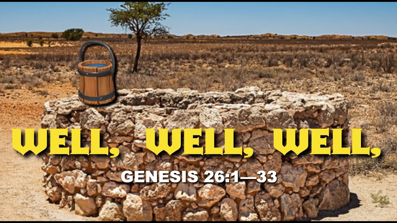 Sunday, December 3, 2023 | Well, Well, Well | Genesis 26:1-33 ...