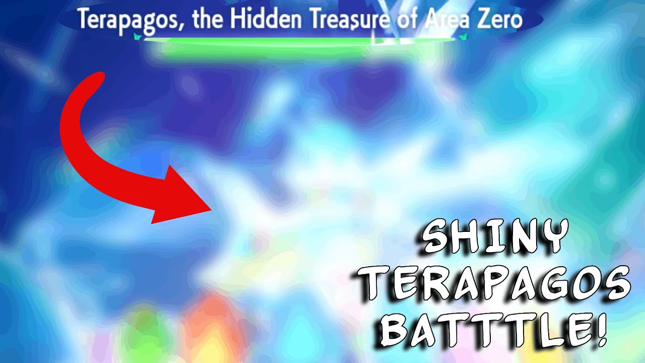 SHINY TERAPAGOS Battle! | Pokémon Scarlet & Violet: The Hidden Treasure ...