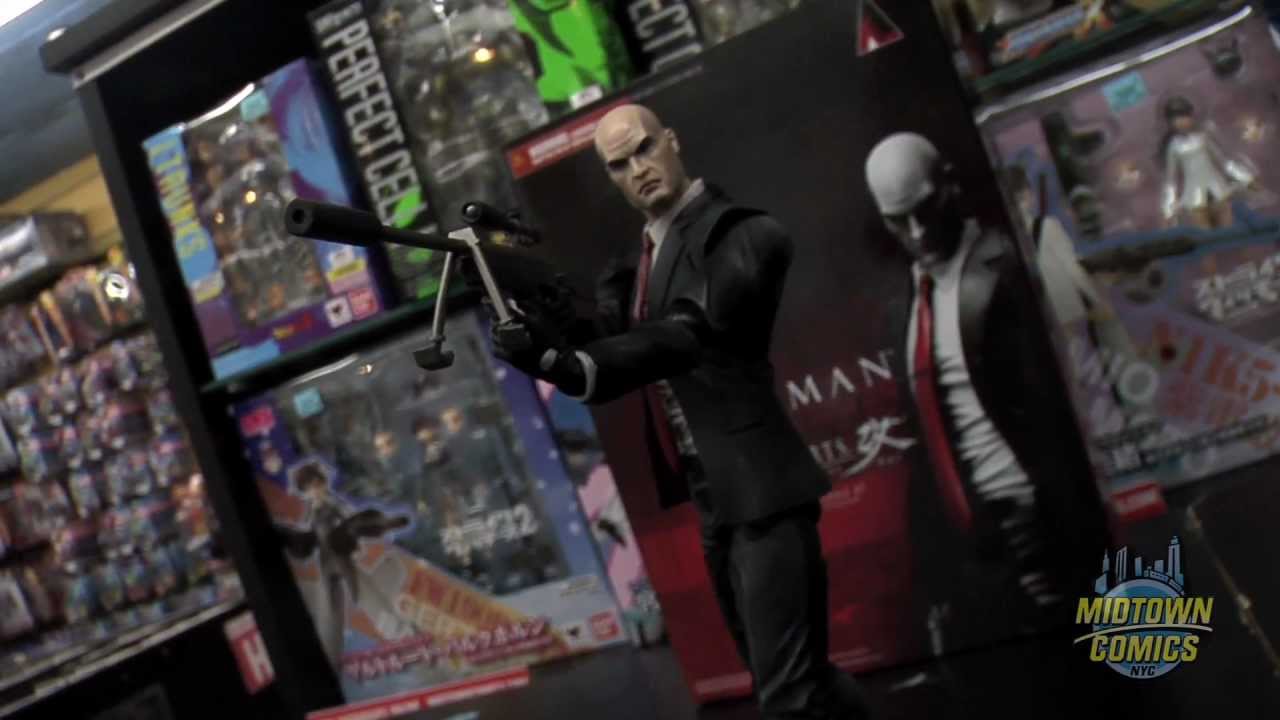 Hitman Absolution Play Arts Kai Agent 47 Action Figure Unboxing - YouTube
