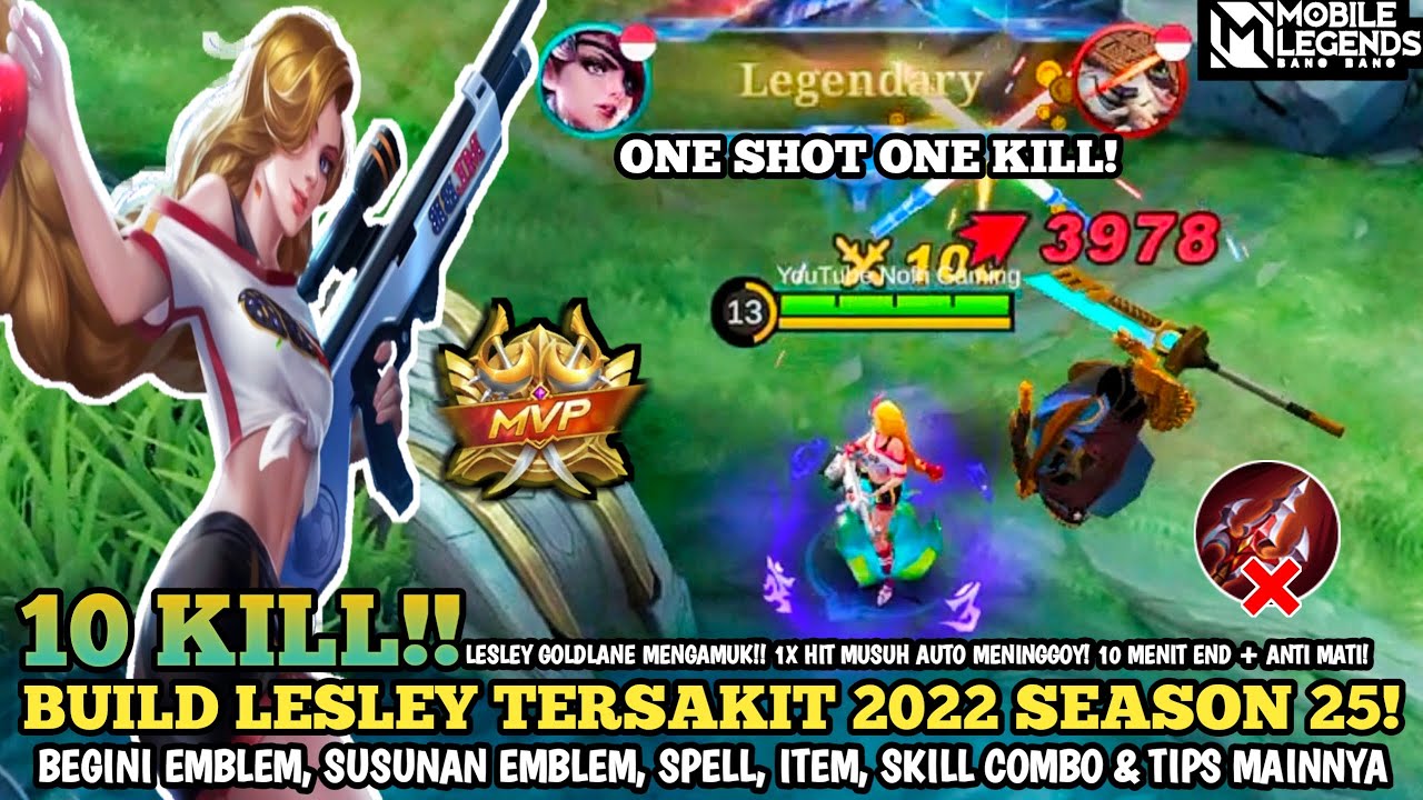 TERBARU! BUILD LESLEY TERSAKIT 2022 SEASON 25 - ITEM LESLEY PALING ...