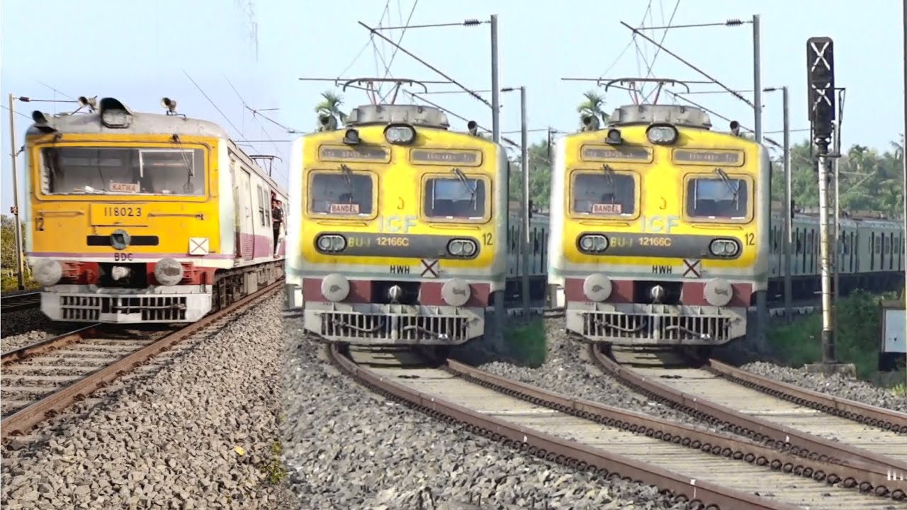 Highspeed Teesta Torsha Express+Silchar Express & Katwa Howrah EMU ...