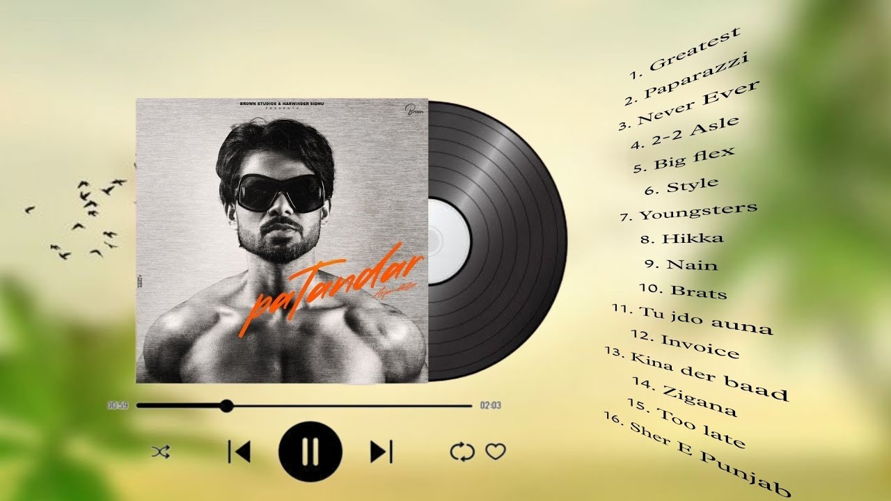 ARJAN DHILLON - PATANDER (FULL ALBUM) | NEW PUNJABI SONGS 2024 - YouTube