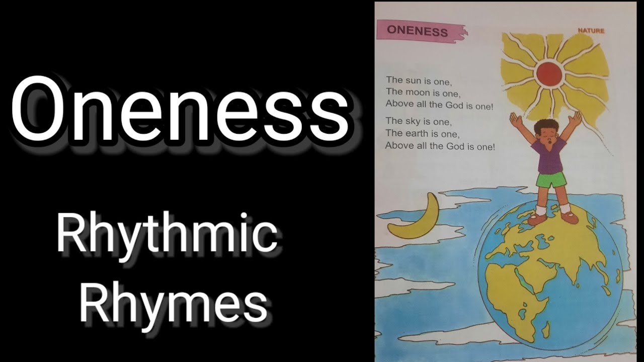 LKG RHYMES ONENESS| DAV SCHOOL LKG RHYME ONENESS| ONENESS POEM|ENGLISH ...