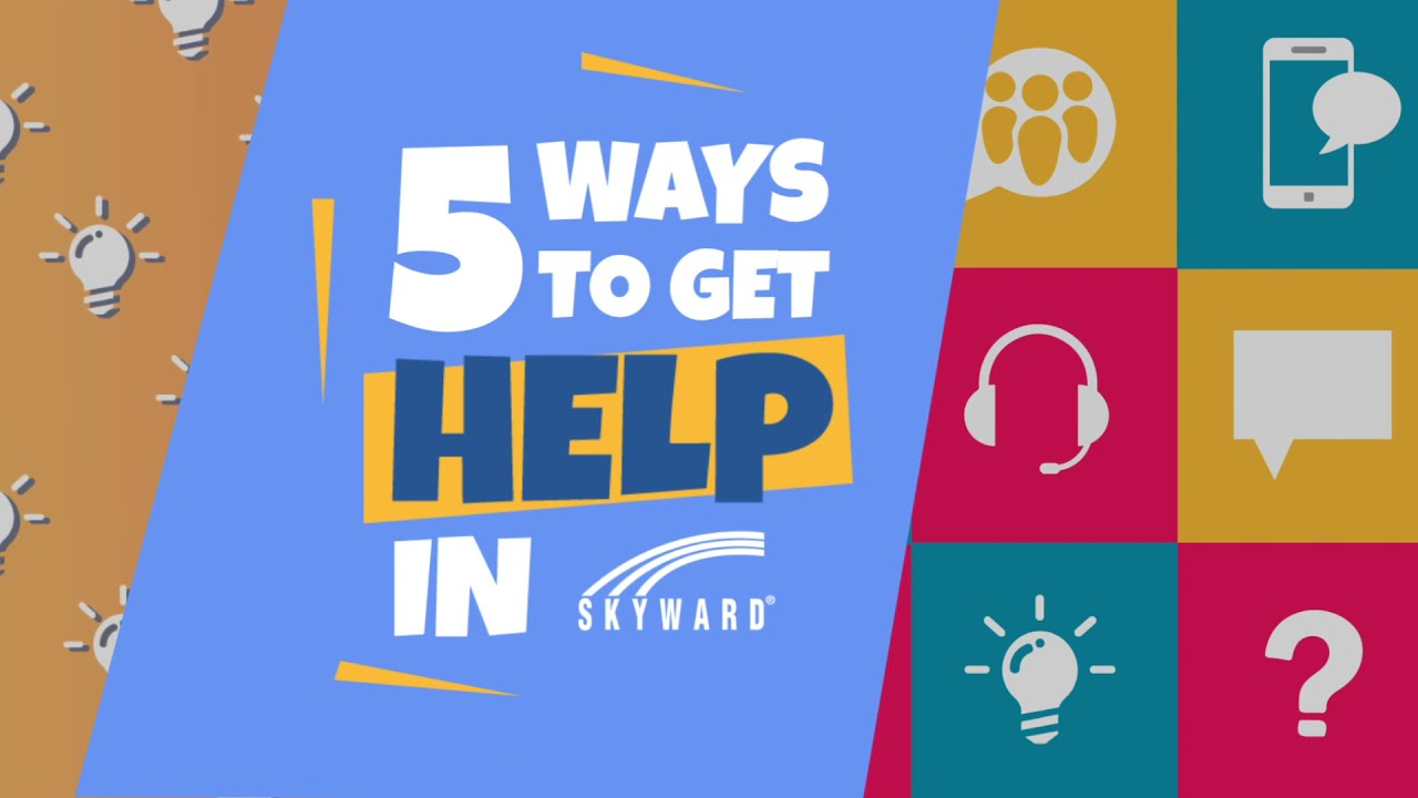 5 Ways to Get Help in Skyward (SMS 2.0) - YouTube