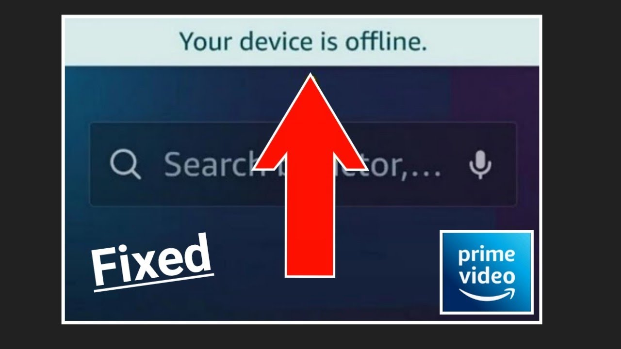 How To Fix Your Device is Offline Problem Solve in Amazon Prime Video ...