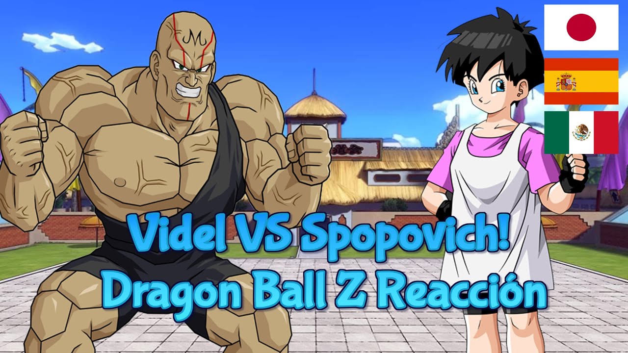 🌏 🪐Videl VS Spopovich Dragon Ball Z Reacción🌏 🪐 - YouTube