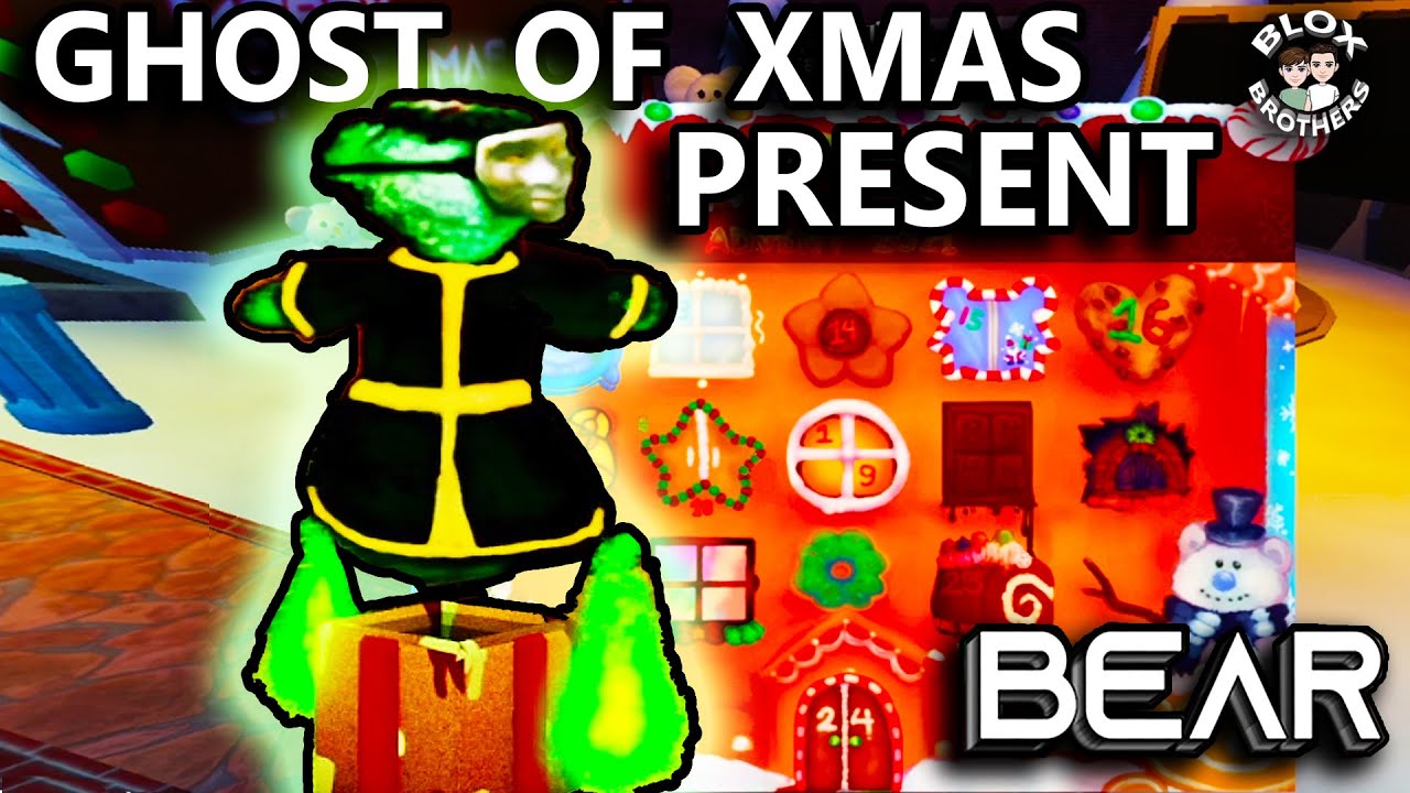 NEW SAM* GHOST OF CHRISTMAS PRESENT -9TH Day ADVENT CALENDAR / Bear ...