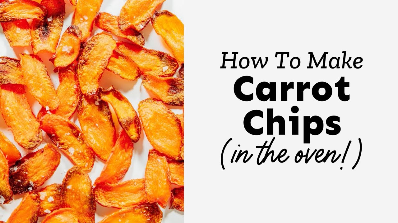 Crispy Oven Baked Carrot Chips - YouTube