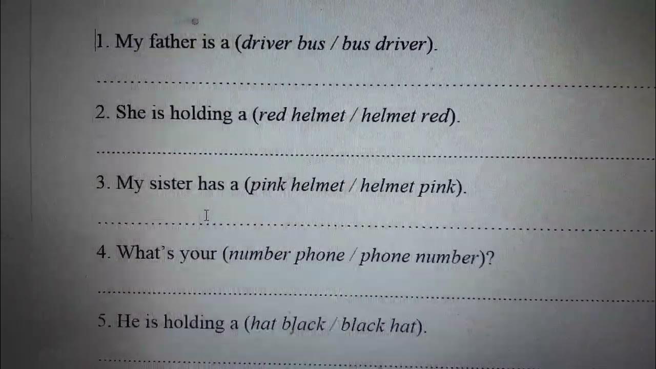 ENGLISH (GRADE 6) - YouTube