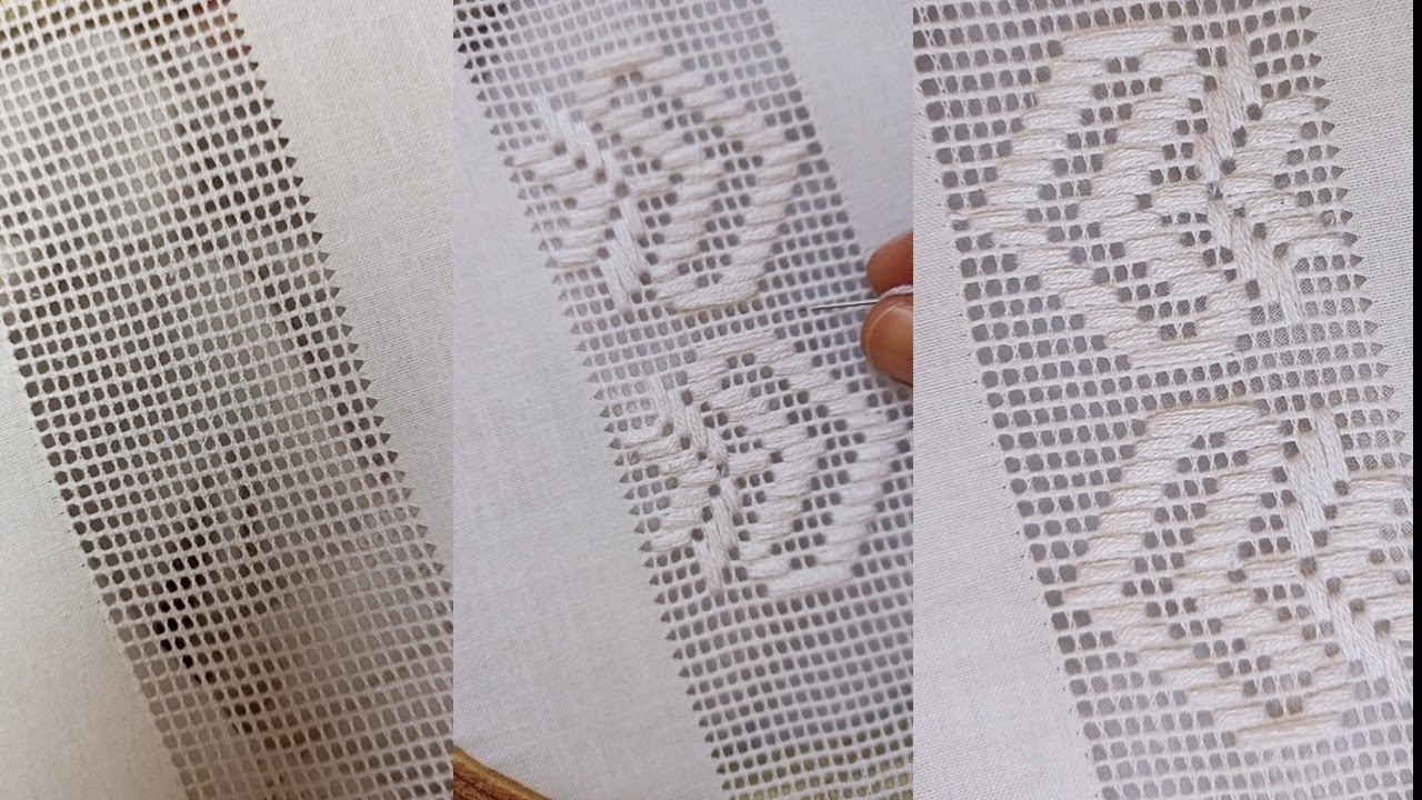 Super Easy Embroidery Border Design /Latest Tarkashi Design 2024 ...