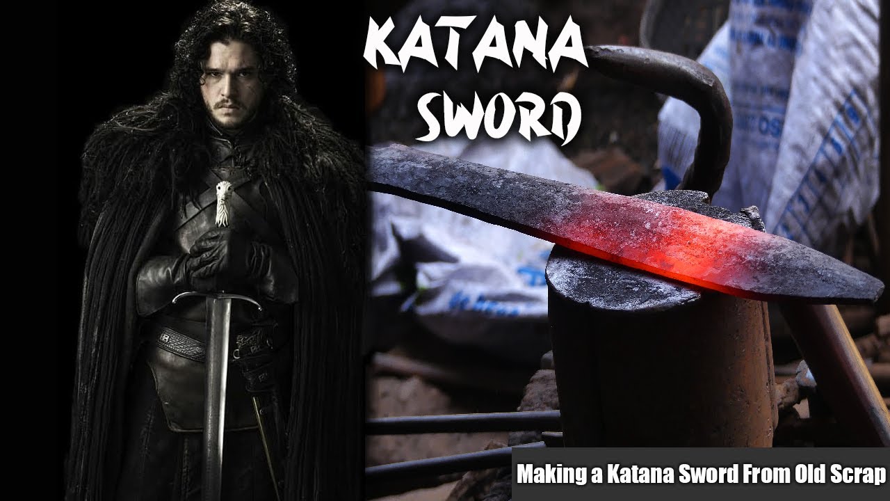 Restoration Metal / Making a Katana Sword From Old Scrap - YouTube