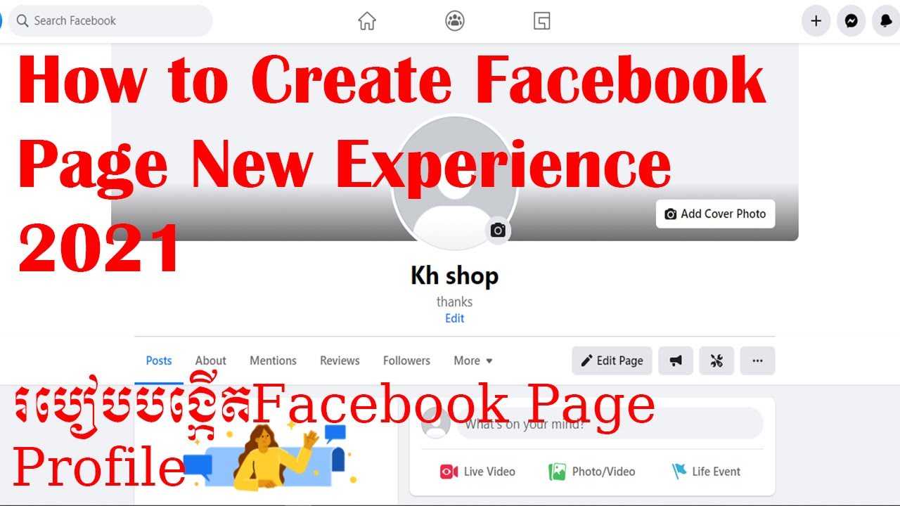 How to create facebook New experience 2021 - YouTube