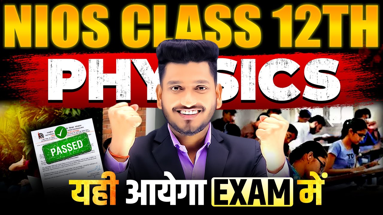 Nios Class 12th Physics (312) Full Syllabus Important Questions with ...