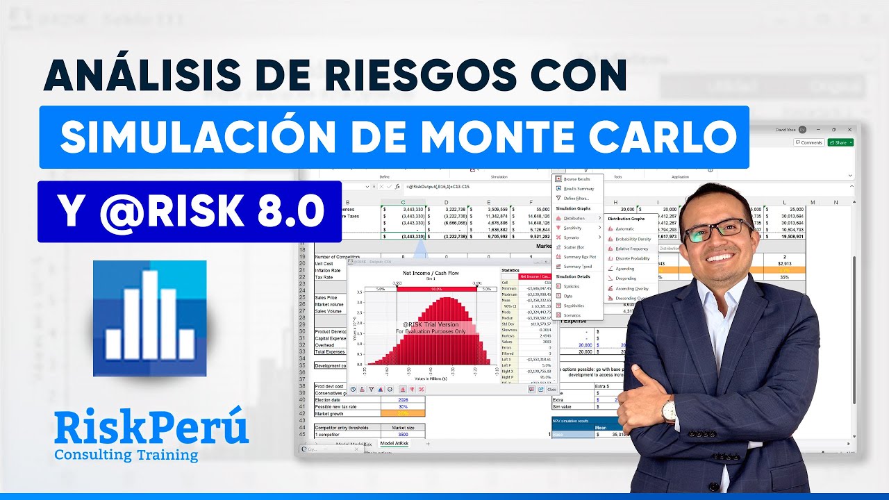 📌#RISK🏆🥇 | 🗣️Domina el Análisis de Riesgos con Simulación de Monte Carlo en @RISK 8.0 💻📊 - YouTube