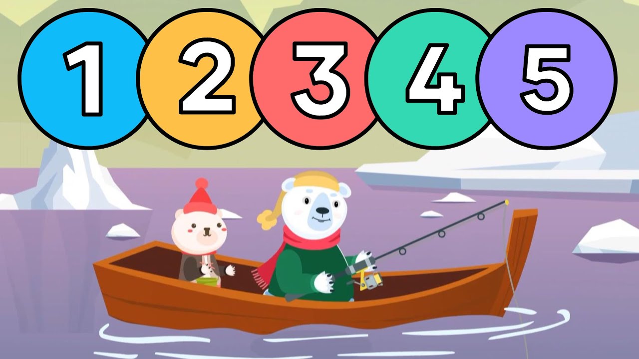 12345 Once I Caught A fish Alive Nursery Rhyme For Children | Kids ...