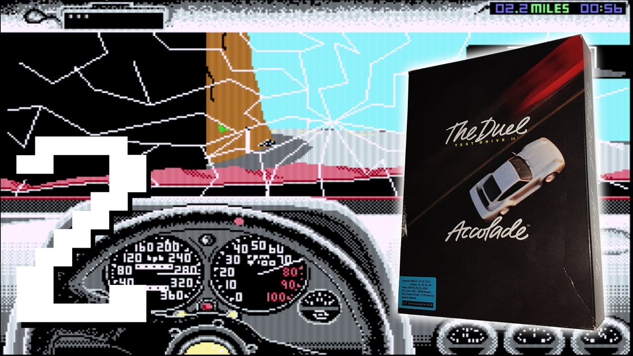 The Duel: Test Drive 2 (PC, DOS, 1989) Episode 2 - YouTube