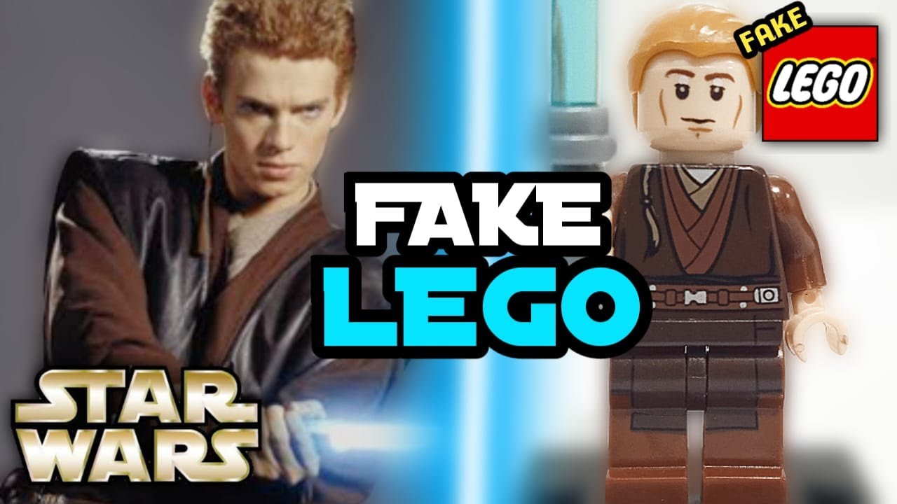 LEGO Anakin Skywalker (Episode 2) Fake Lego Star Wars Minifigure | Pogo ...