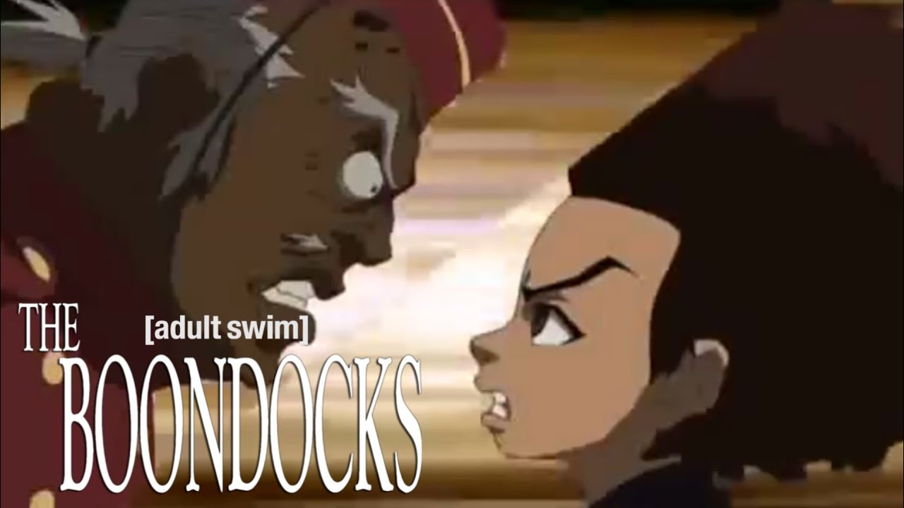 Huey vs Ruckus | The boondocks | Adult swim - YouTube