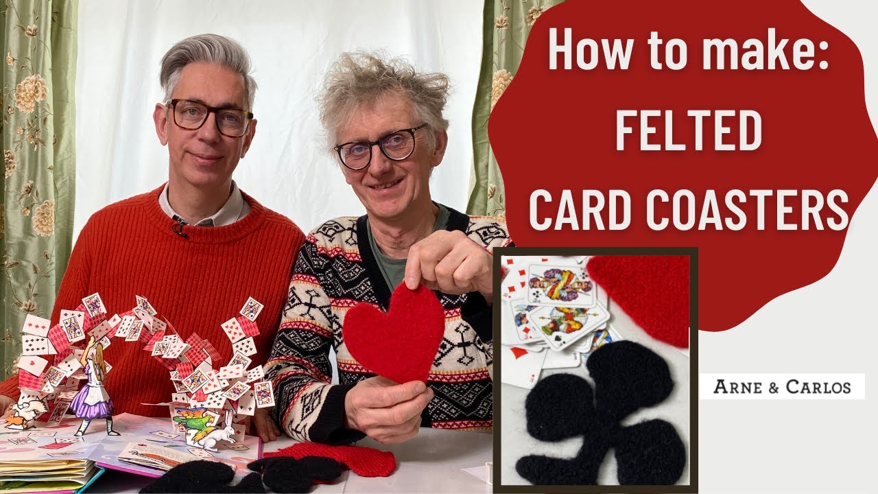 How to make felted coasters by ARNE & CARLOS - YouTube