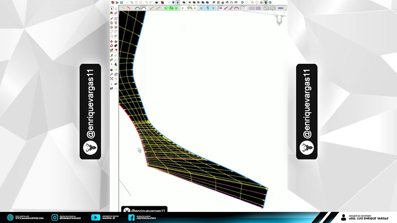 Modelado Avanzado con Sketchup | Plugin Curviloft | Plugin Vertex Tools ...