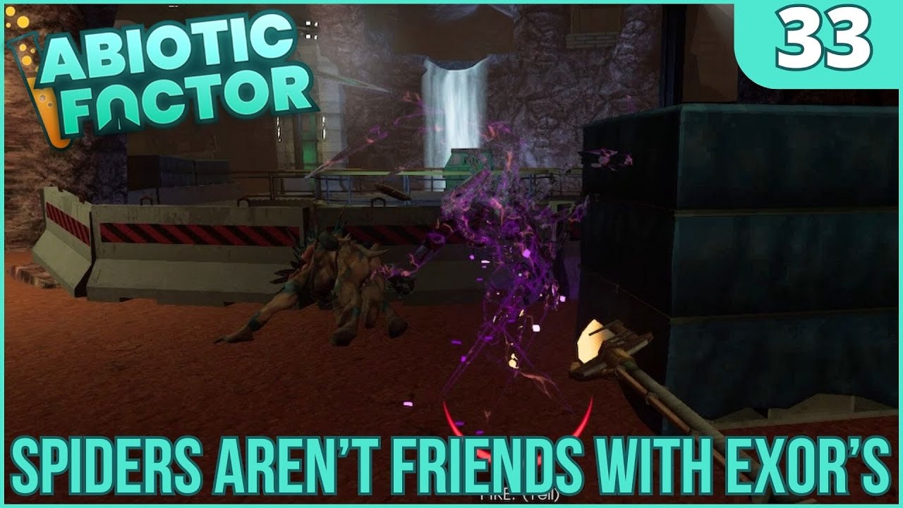 Abiotic Factor Ep.33 : The Crystal Spider Aliens Aren't Friends With The Exor It Seems - YouTube