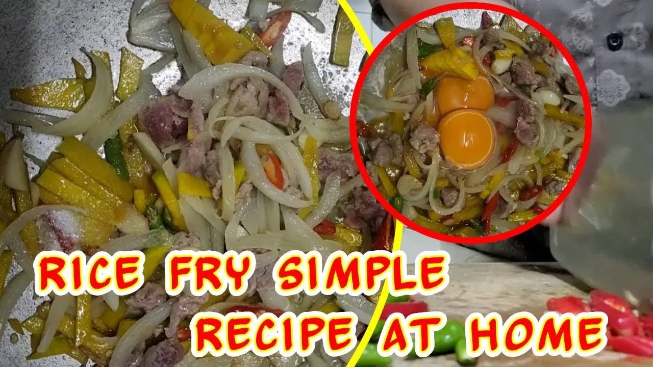 fast Rice Fred simple recipe at home so yummy - YouTube