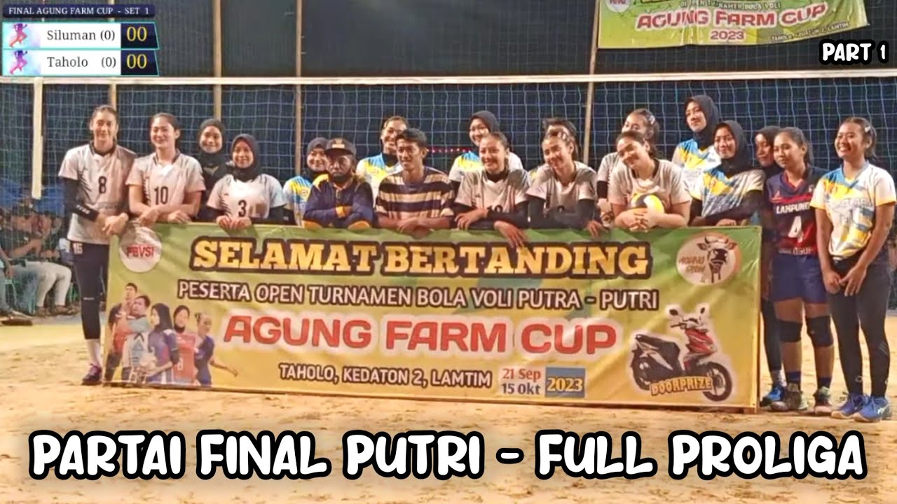 LIVE GRAND FINAL PUTRI FULL PROLIGA AULIA,SINSIN,SANGER,KADEK 🆚 ALYA,DIZKA,DEKA,SELIN,FITRI PART ...