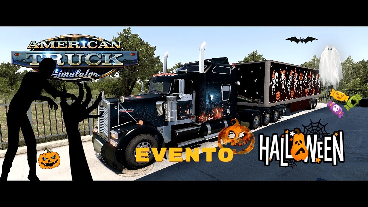 🚚 Ep.34-ATS - En directo, EVENTO 🎃 Halloween - YouTube