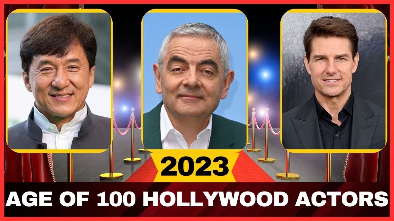 Hollywood Top 100 Actors Age | #hollywoodactors #actors | Update 24.7 ...