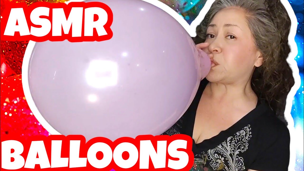 ASMR Blowing Up Balloons - YouTube