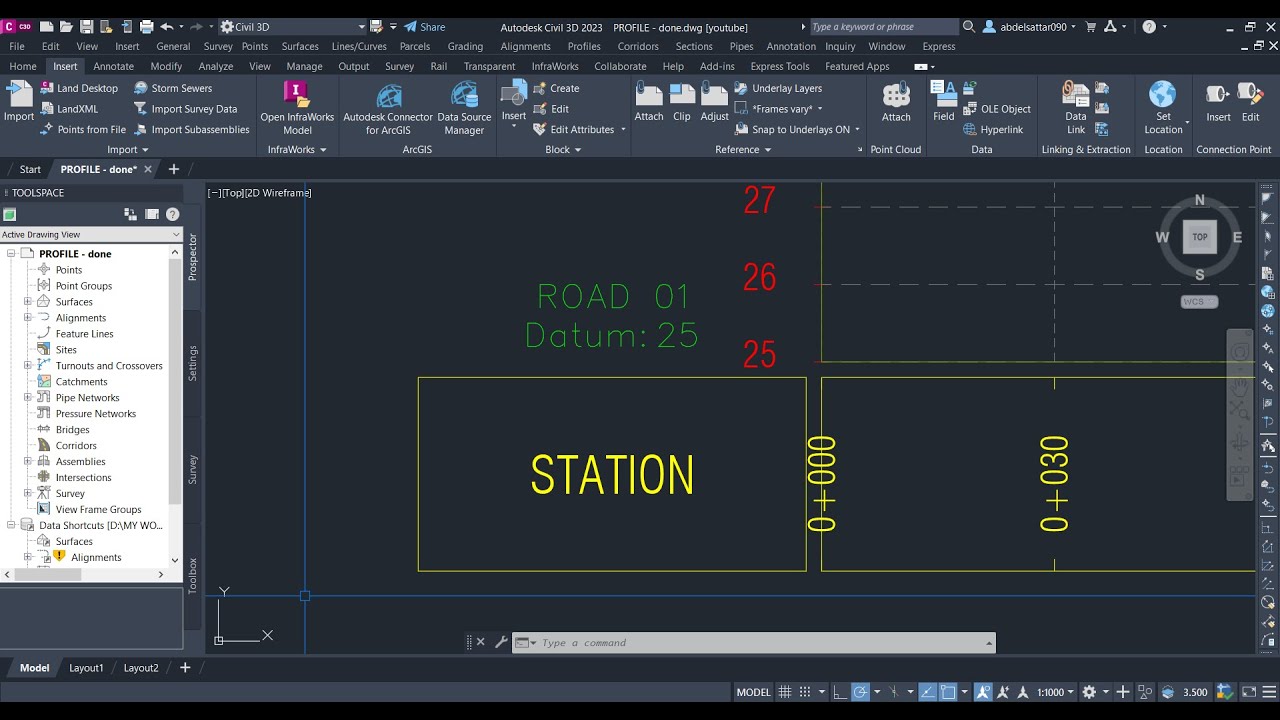 Civil 3D Tutorials | Profile | Show Axis Title Text on profile view ...
