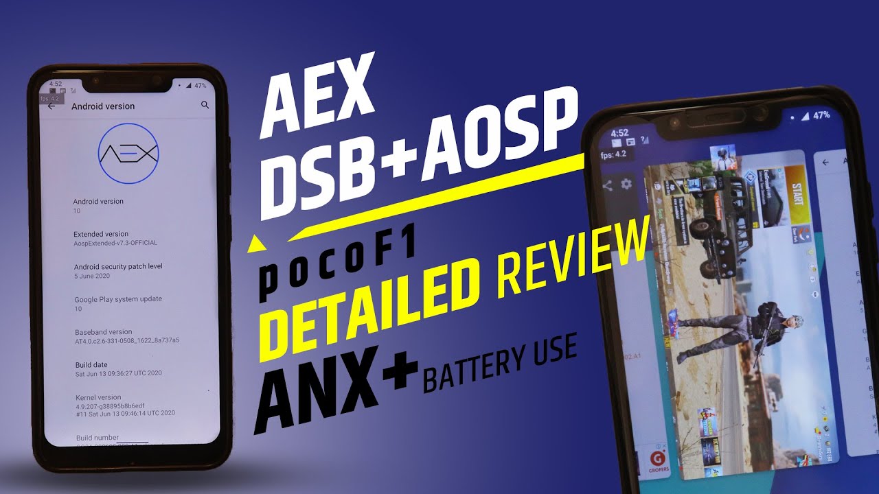 Poco F1 AOSP Extended | AEX | Review | Dual Status Bar | gaming ...