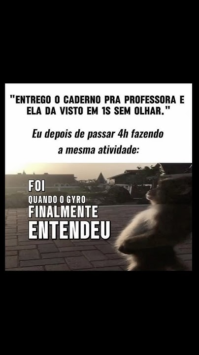 Foi quando Gyro finalmente entendeu… - YouTube