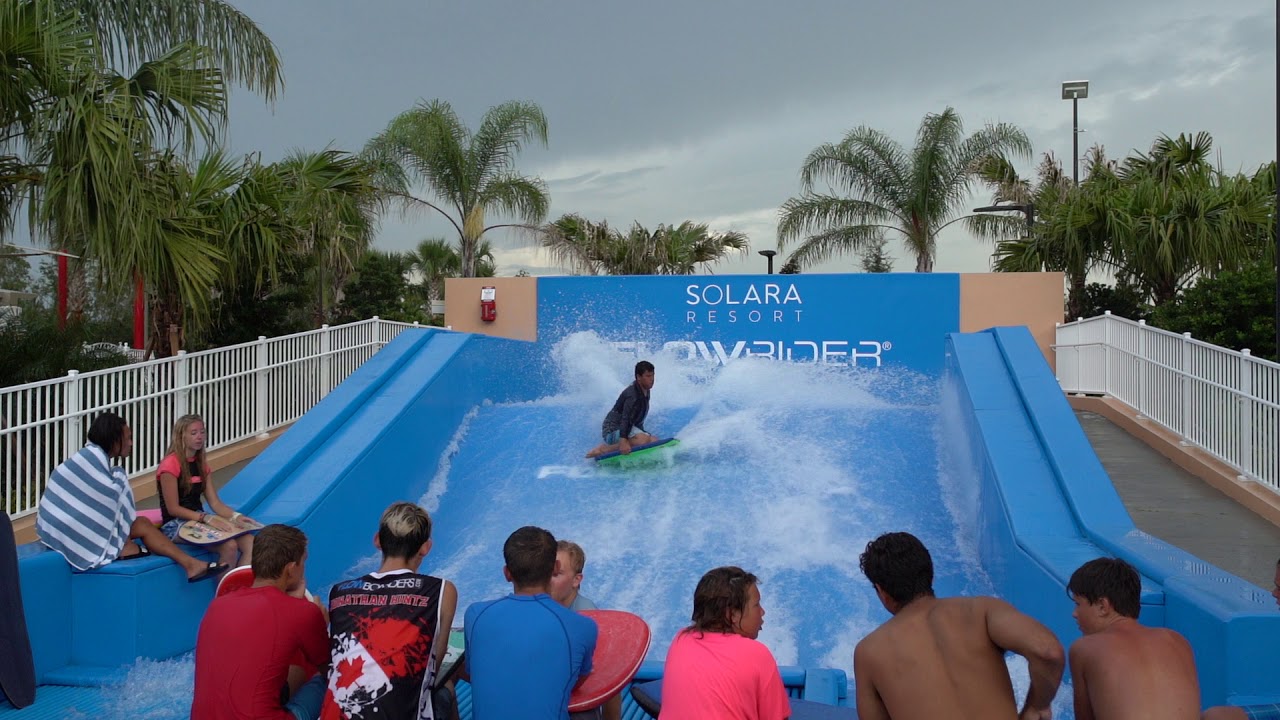 FlowRider FLOW Tour at Solara Resort in Kissimmee Florida Waterpark ...