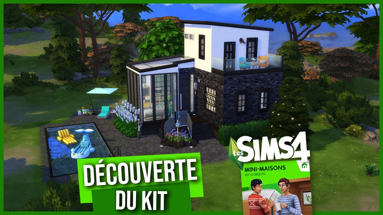 Je fais une « tiny house » avec le kit Mini Maisons 🏡 - Sims 4 - YouTube