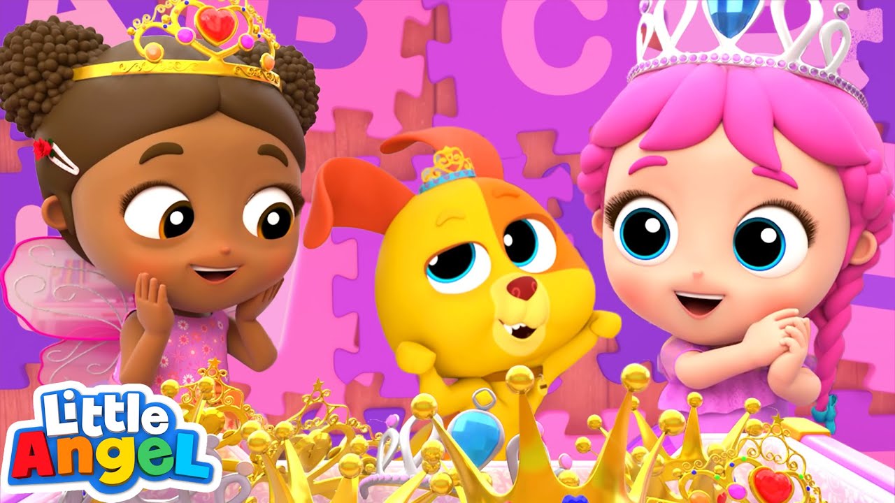 The ABC of Princesses! | Jill's Playtime | Little Angel Kids Songs ...