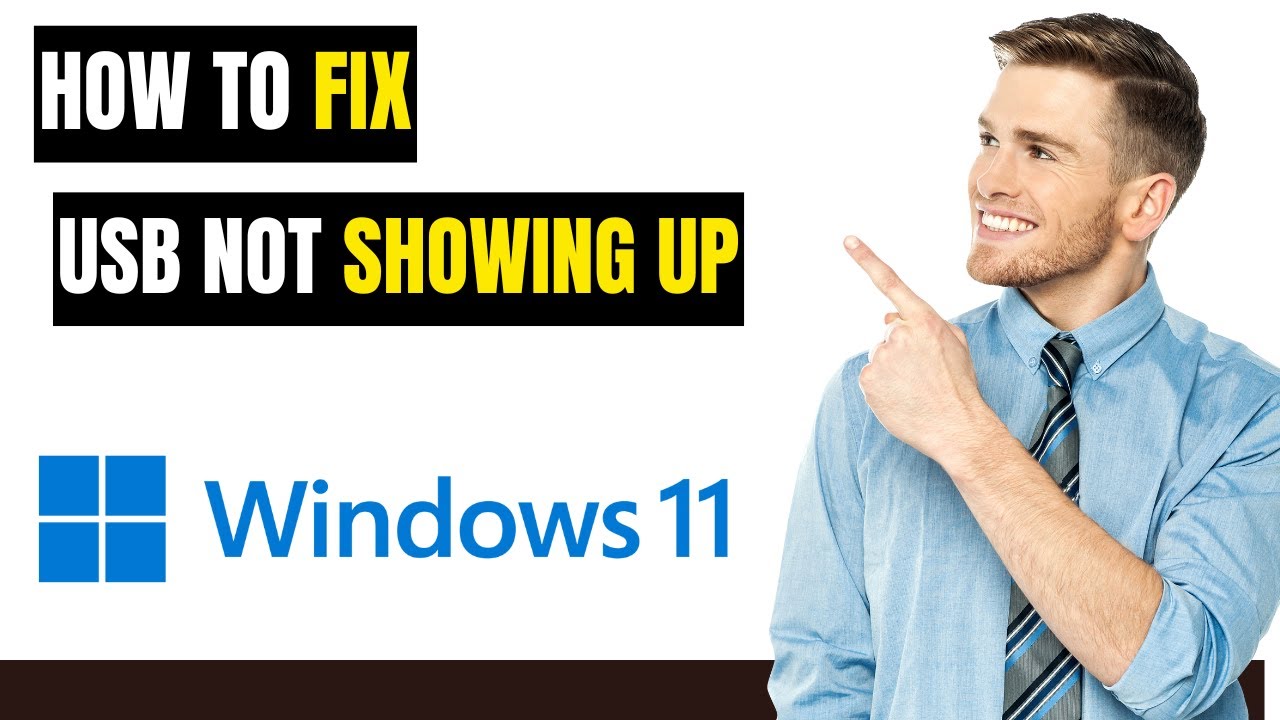How to Fix USB Not Showing Up on PC | Easy Method to Recognize and ...