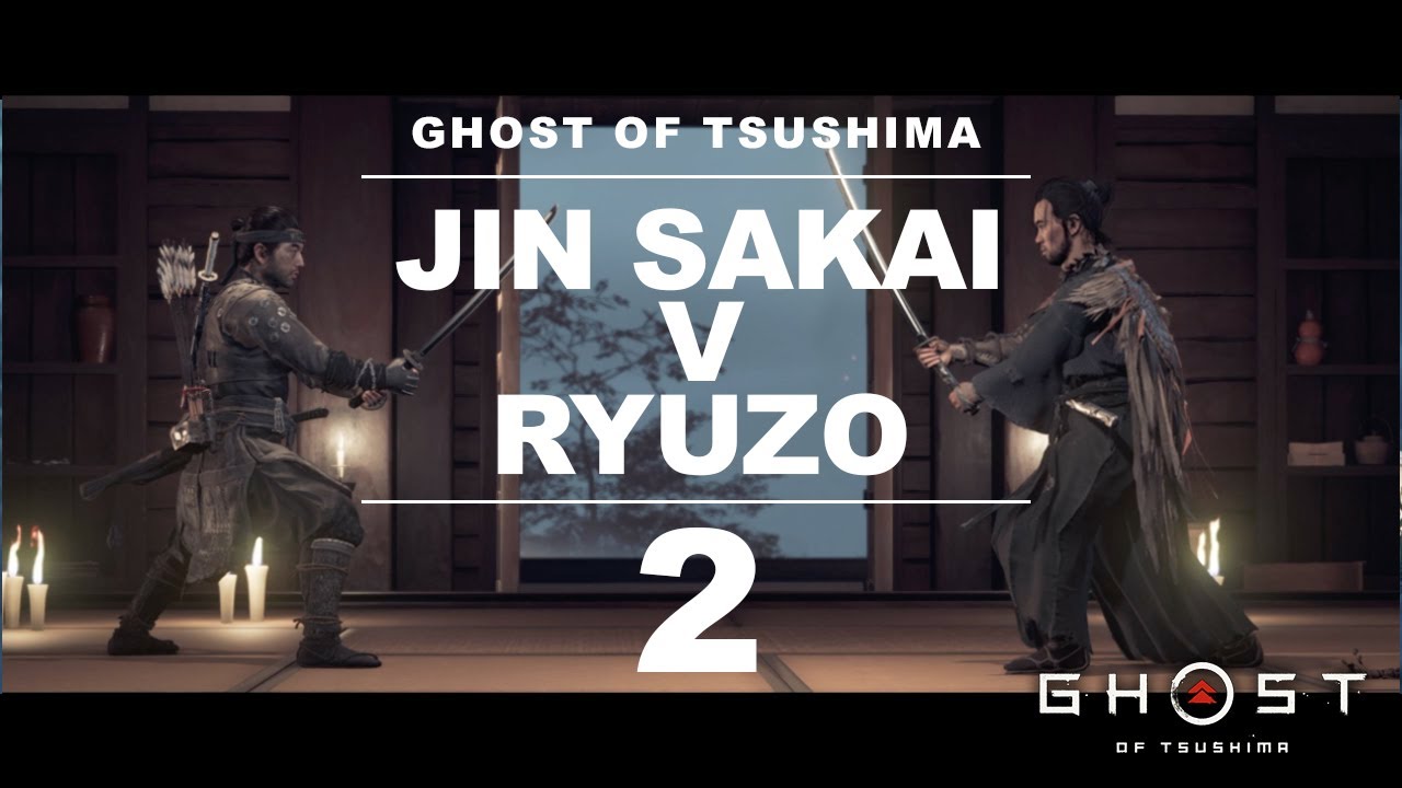 GHOST OF TSUSHIMA - Ryuzo Vs Jin Sakai 2nd Duel - Boss Fight - NO ...
